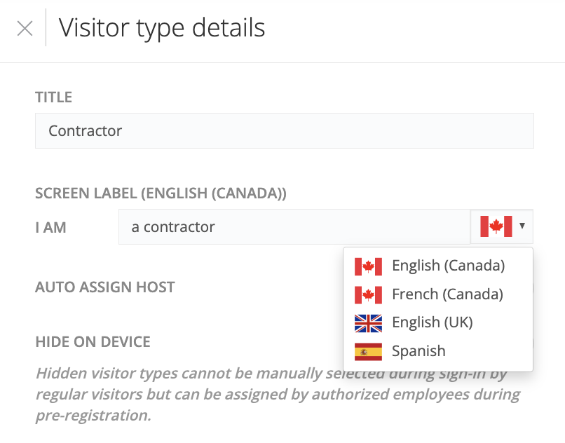Editing Existing Visitor Types in VisitorOS – FacilityOS Help Center